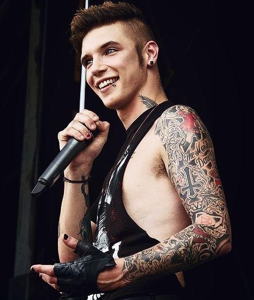 Andy Biersack Smiling